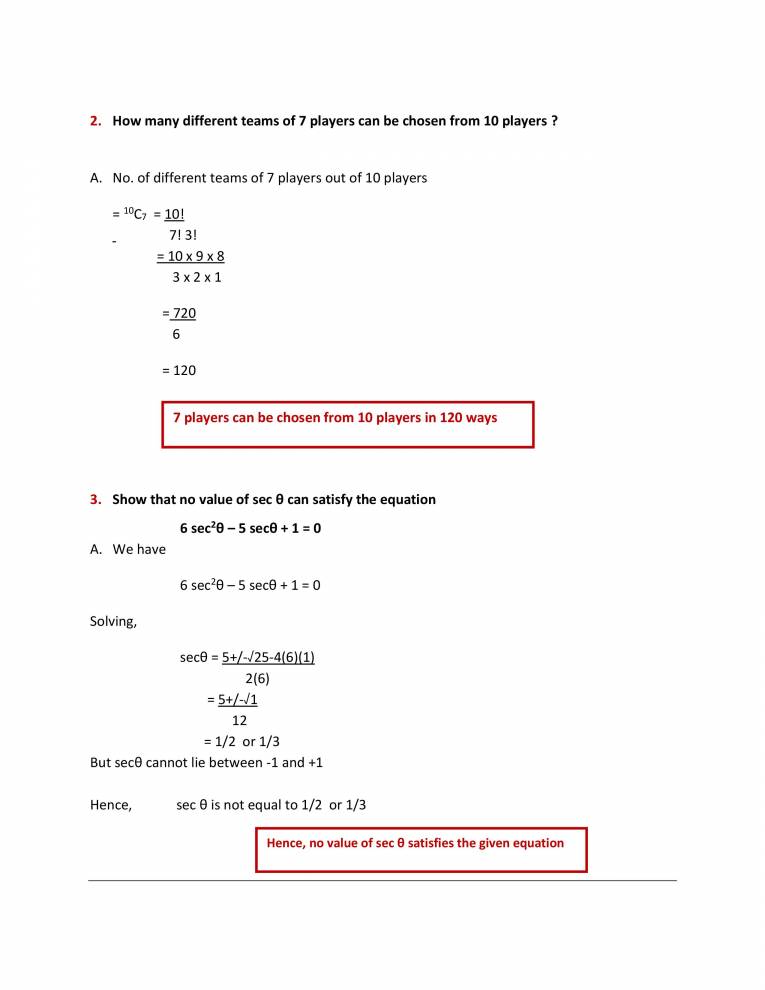 Simple Problems In Mathematics - Notes - LearnPick India