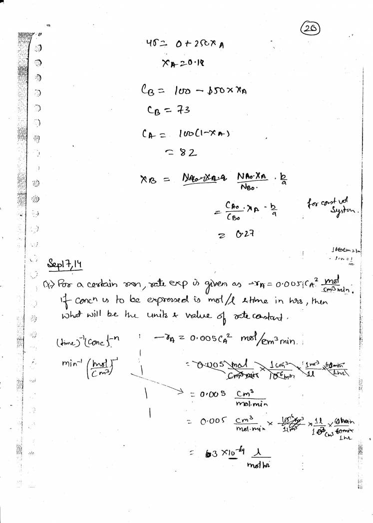 Chemical Engineering Notes - Notes - LearnPick India