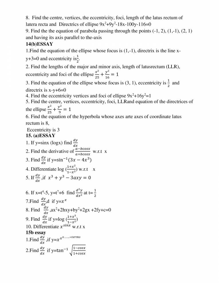 Diploma Engineering Mathematics - Notes - LearnPick India