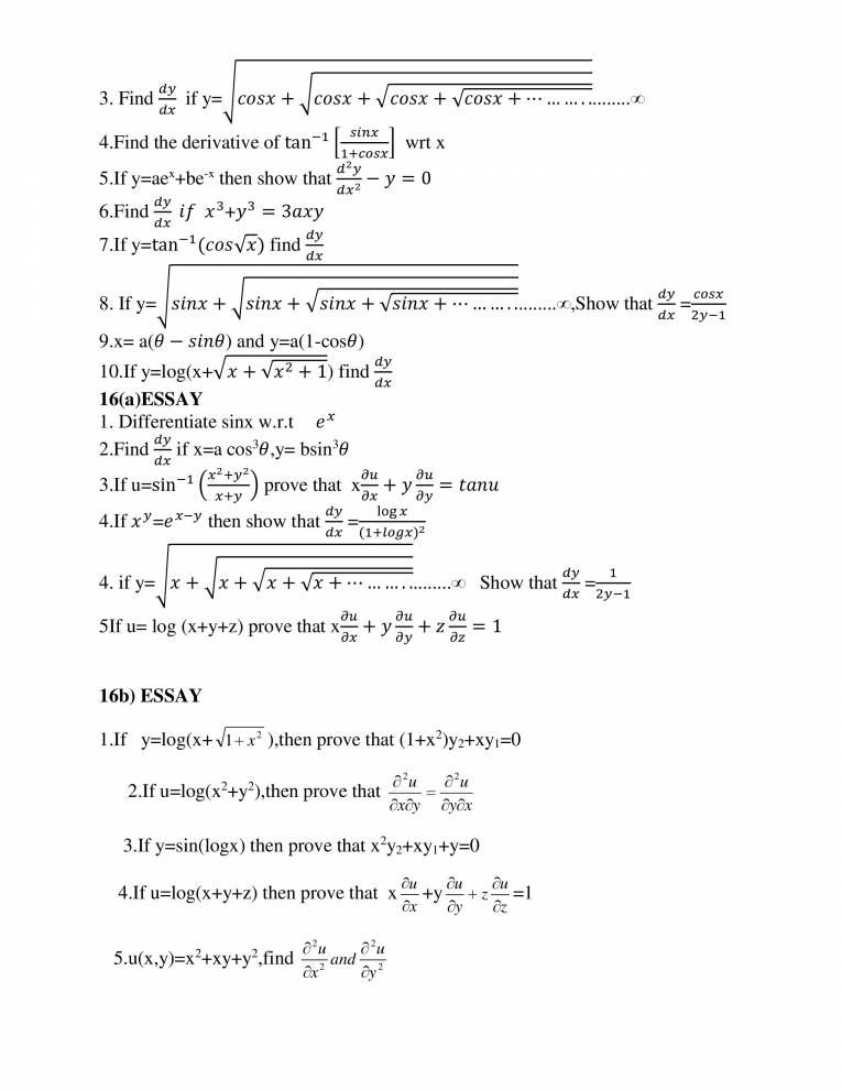 Diploma Engineering Mathematics - Notes - LearnPick India
