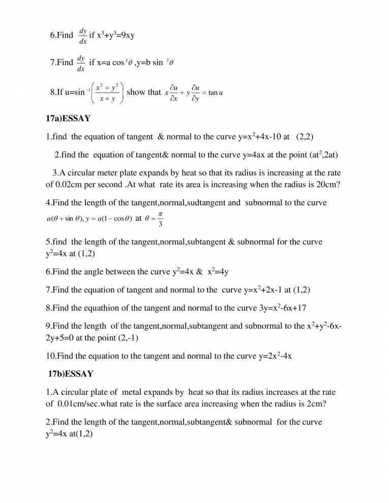 Diploma Engineering Mathematics - Notes - LearnPick India