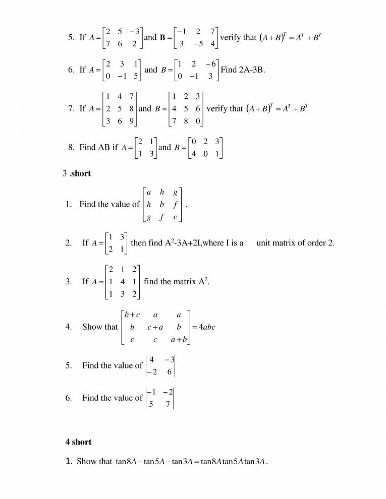 Diploma Engineering Mathematics - Notes - LearnPick India