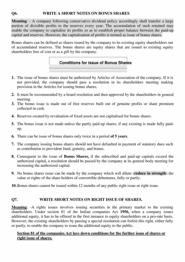 HSC - SP LESSON 3 - PART 2 - ROLE OF COMPANY SECRETARY - Notes ...