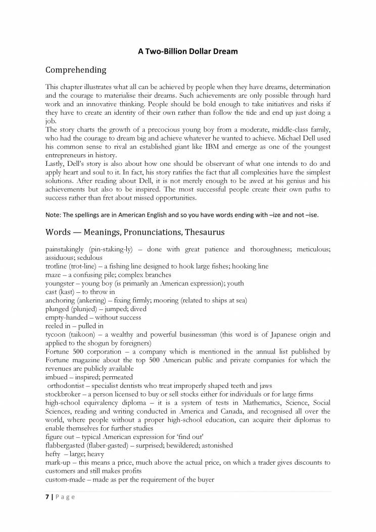 Notes On English Words And Meaning - Notes - LearnPick India