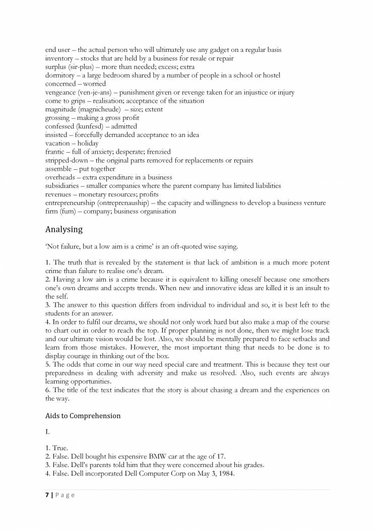 Notes On English Words And Meaning - Notes - LearnPick India