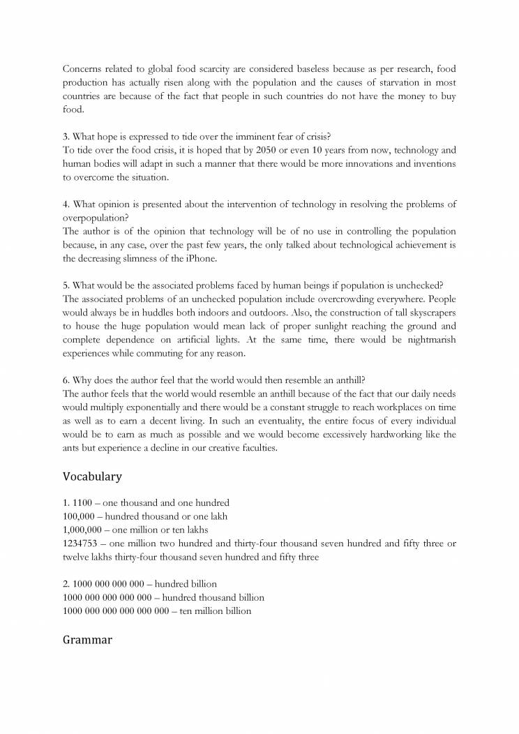 English Literature Notes For Class 12 - Notes - LearnPick India