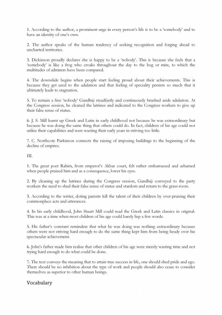 English Literature Notes For Class 12 - Notes - LearnPick India