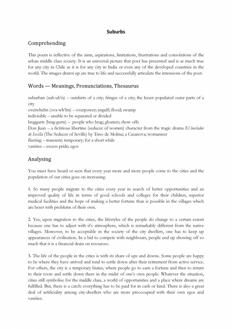 Practice Notes On English Literature - Notes - LearnPick India