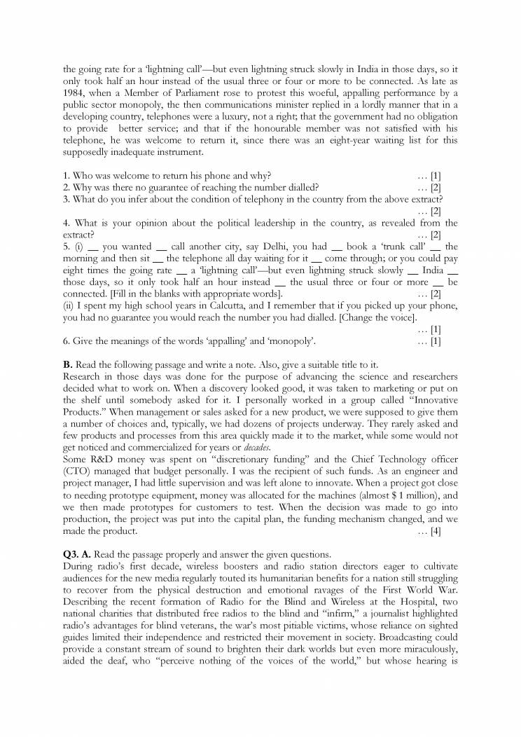 Notes On English Literature Practice - Notes - LearnPick India