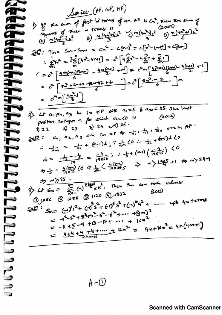 Notes On JEE ADVANCED Fully Solved (2007-2018) - Notes - LearnPick India