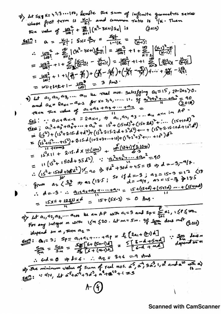 Notes On JEE ADVANCED Fully Solved (2007-2018) - Notes - LearnPick India