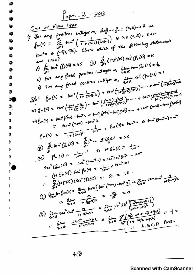 Notes On JEE ADVANCED Fully Solved (2007-2018) - Notes - LearnPick India