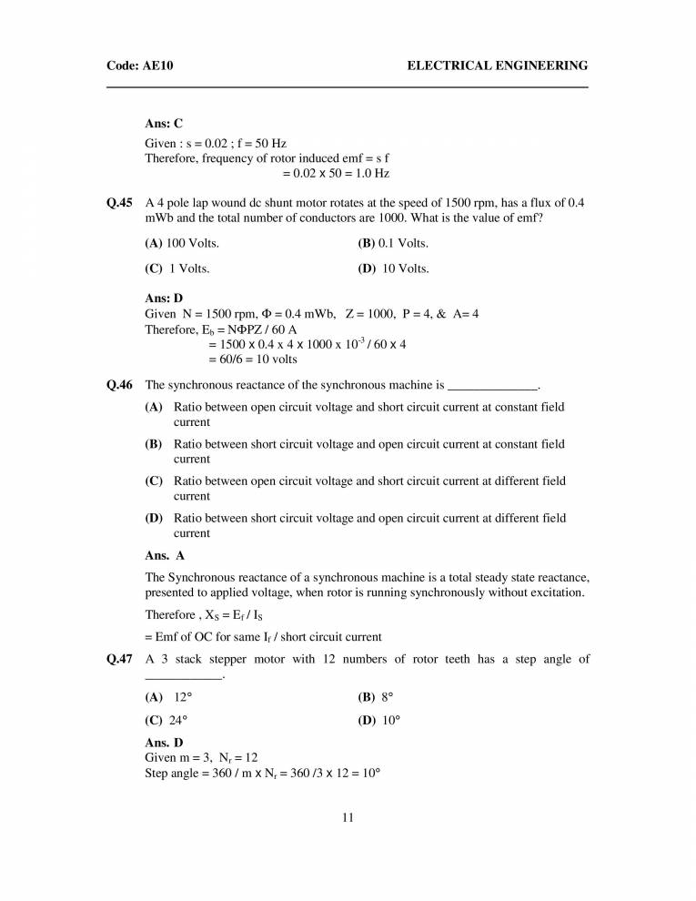 Electrical System Sample Note - Notes - LearnPick India