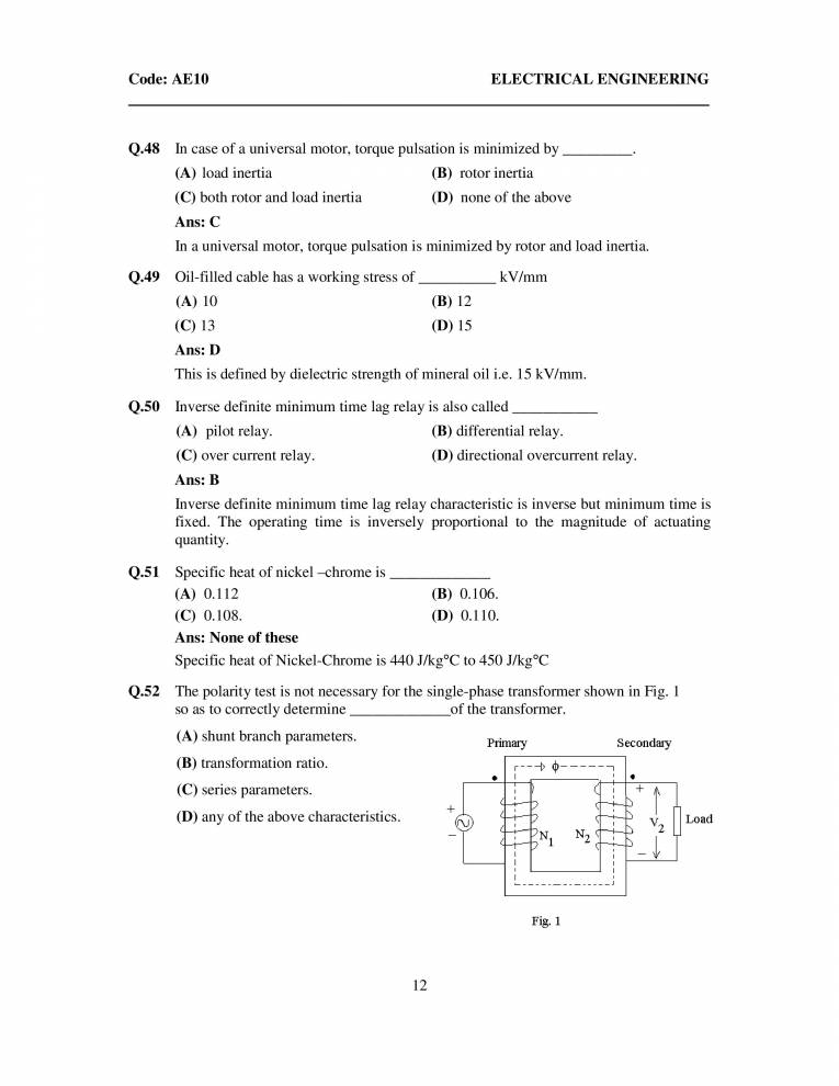 Electrical System Sample Note - Notes - LearnPick India