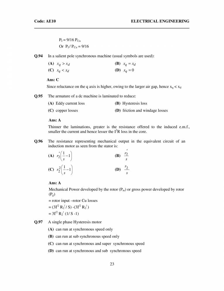 Electrical System Sample Note - Notes - LearnPick India