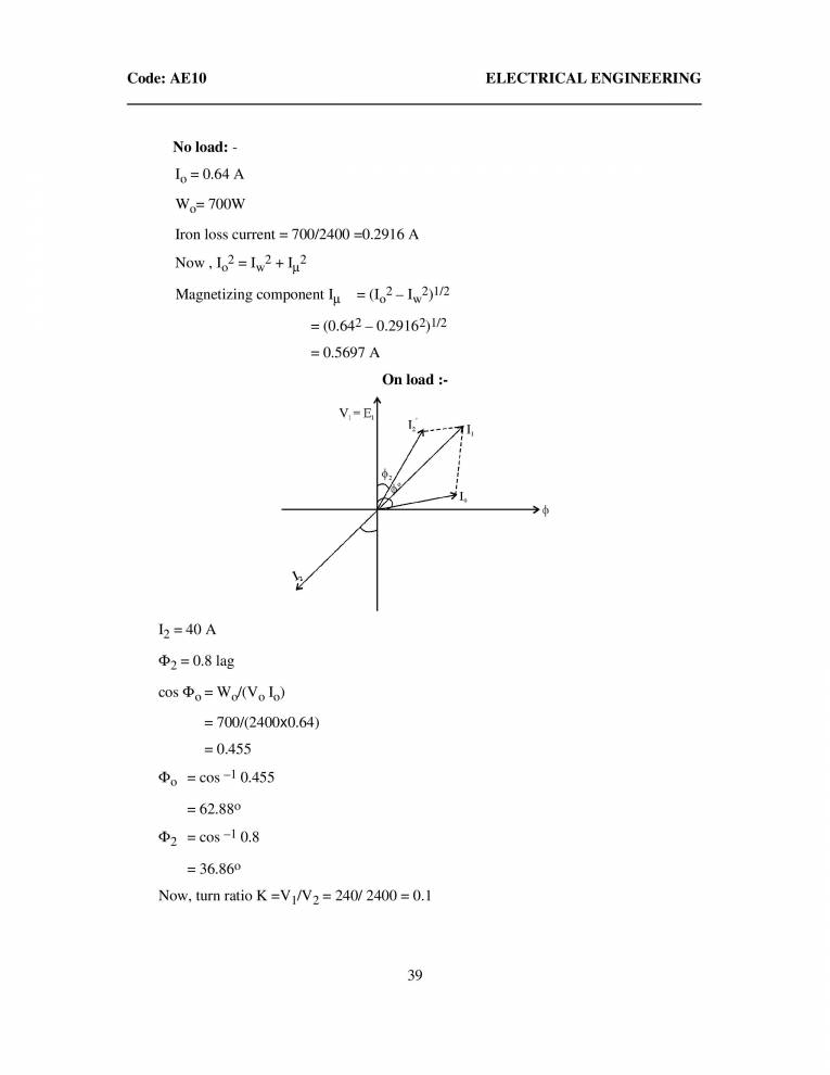 Electrical System Sample Note - Notes - LearnPick India