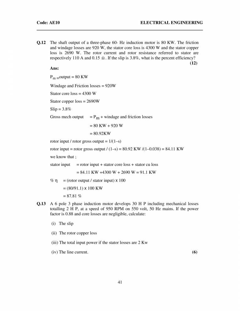 Electrical System Sample Note - Notes - LearnPick India