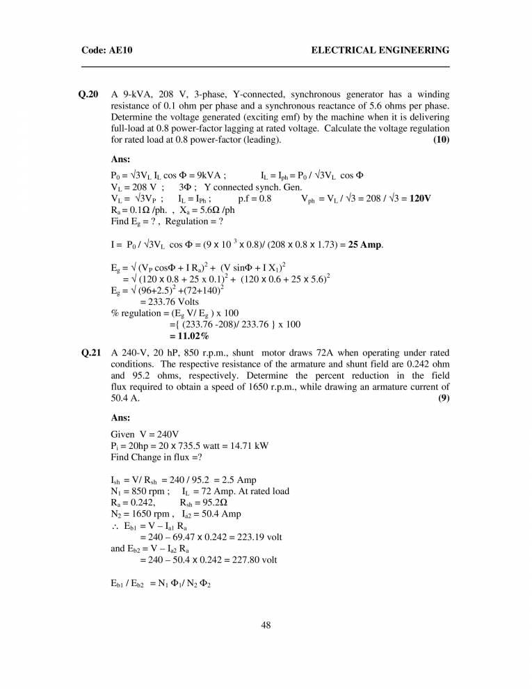 Electrical System Sample Note - Notes - LearnPick India
