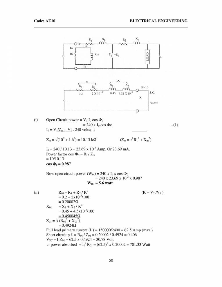 Electrical System Sample Note - Notes - LearnPick India