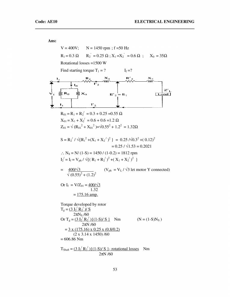 Electrical System Sample Note - Notes - LearnPick India