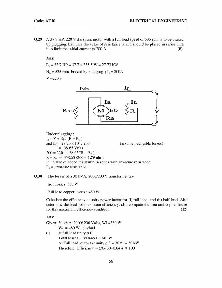 Electrical System Sample Note - Notes - LearnPick India
