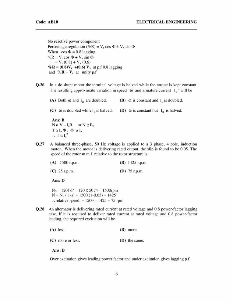 Electrical System Sample Note - Notes - LearnPick India