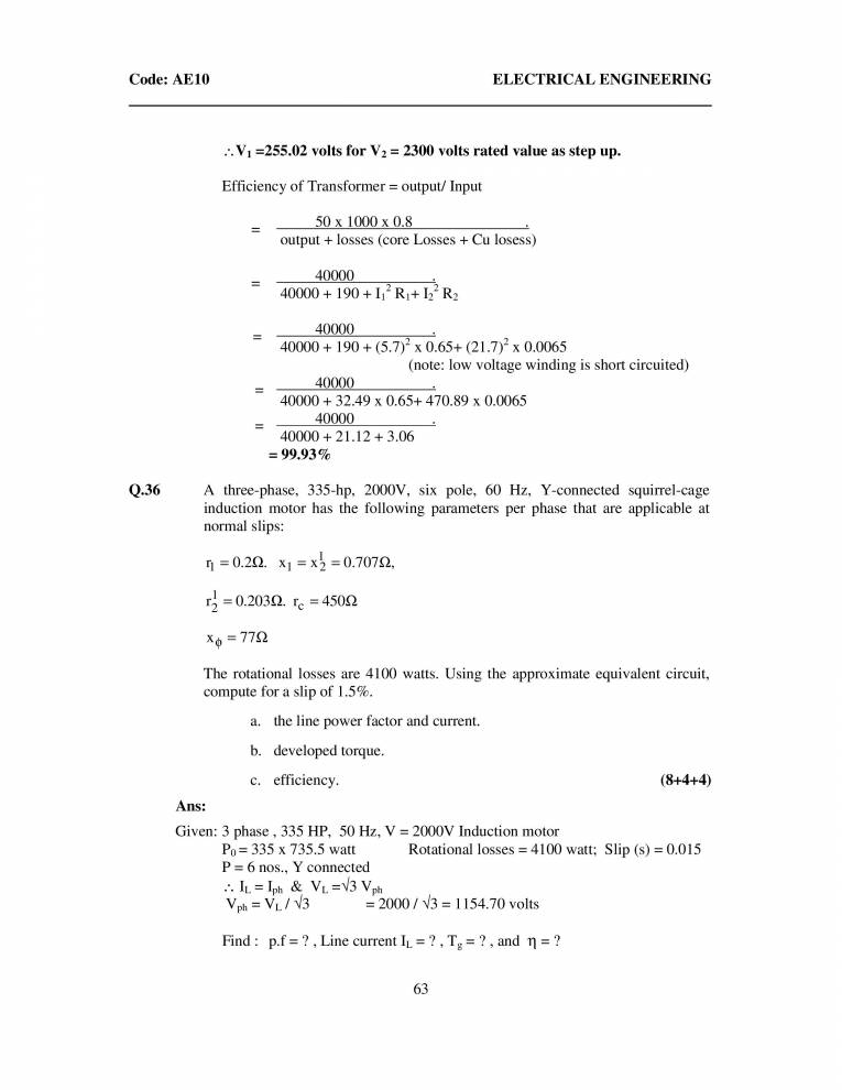 Electrical System Sample Note - Notes - LearnPick India