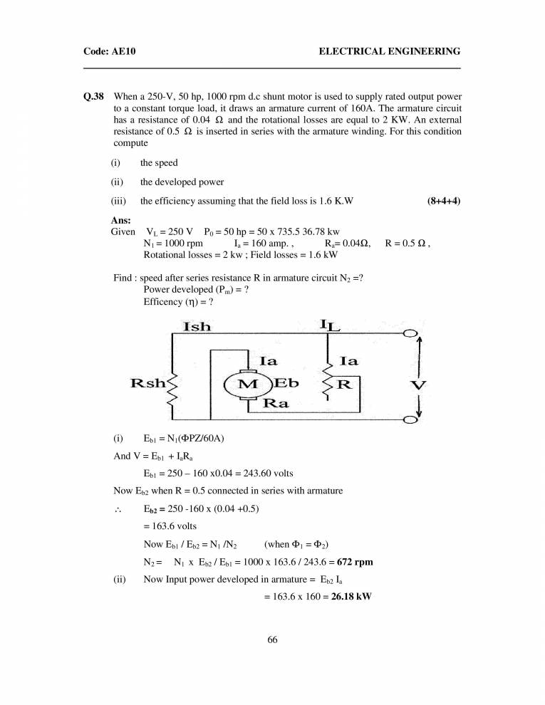 Electrical System Sample Note - Notes - LearnPick India