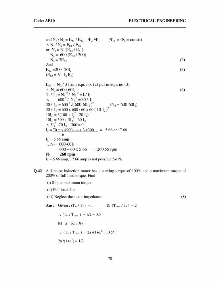 Electrical System Sample Note - Notes - LearnPick India