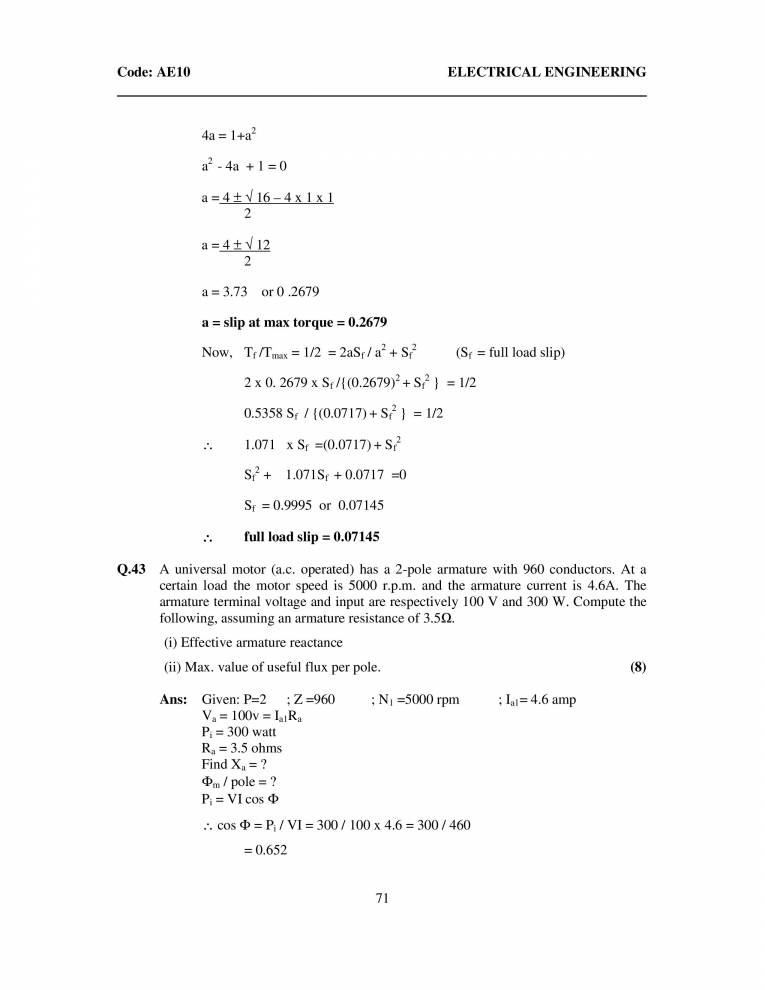 Electrical System Sample Note - Notes - LearnPick India