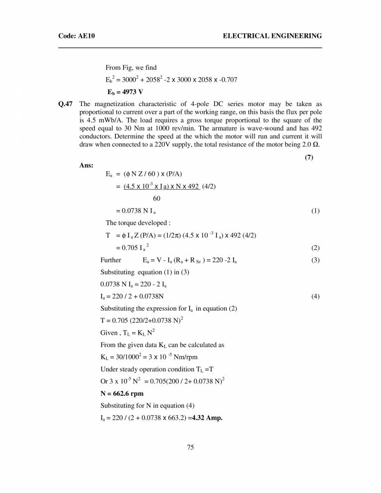 Electrical System Sample Note - Notes - LearnPick India