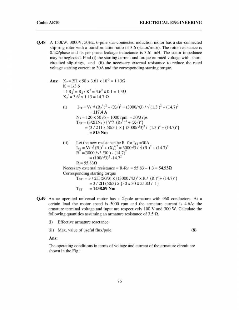 Electrical System Sample Note - Notes - LearnPick India