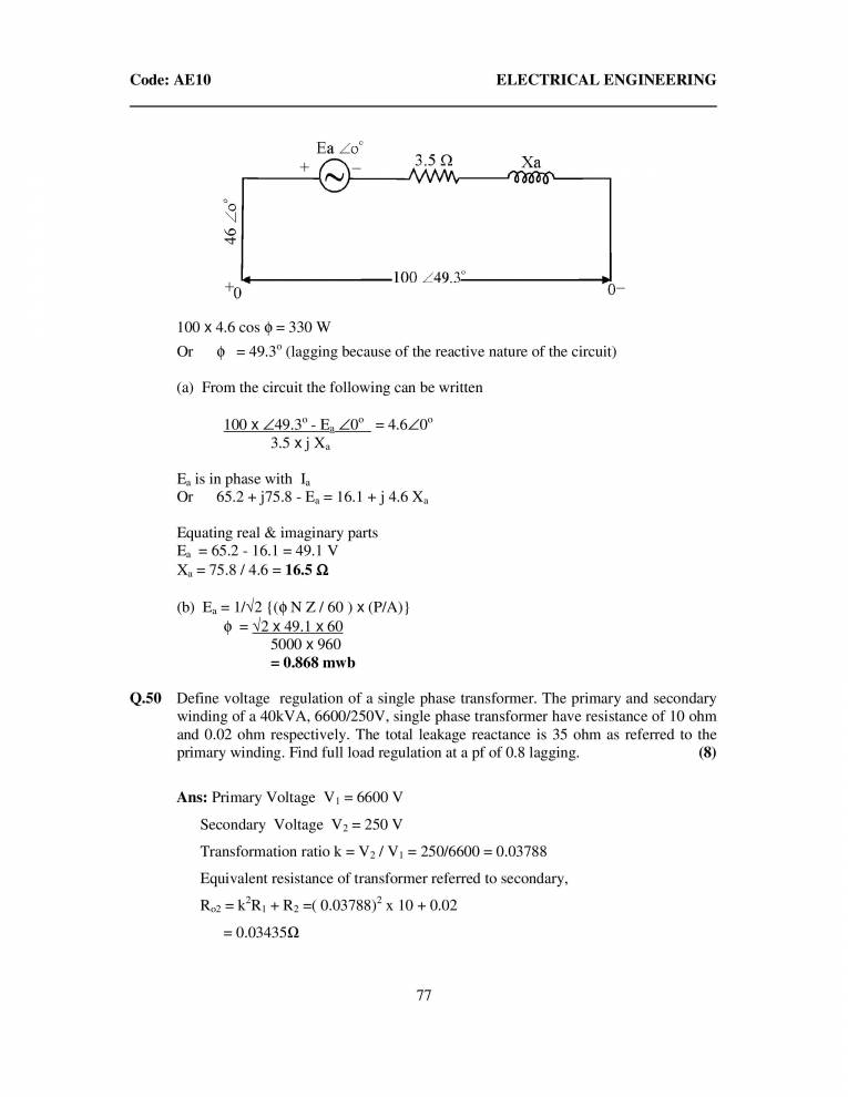 Electrical System Sample Note - Notes - LearnPick India