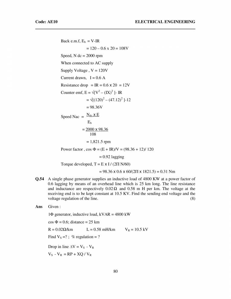 Electrical System Sample Note - Notes - LearnPick India