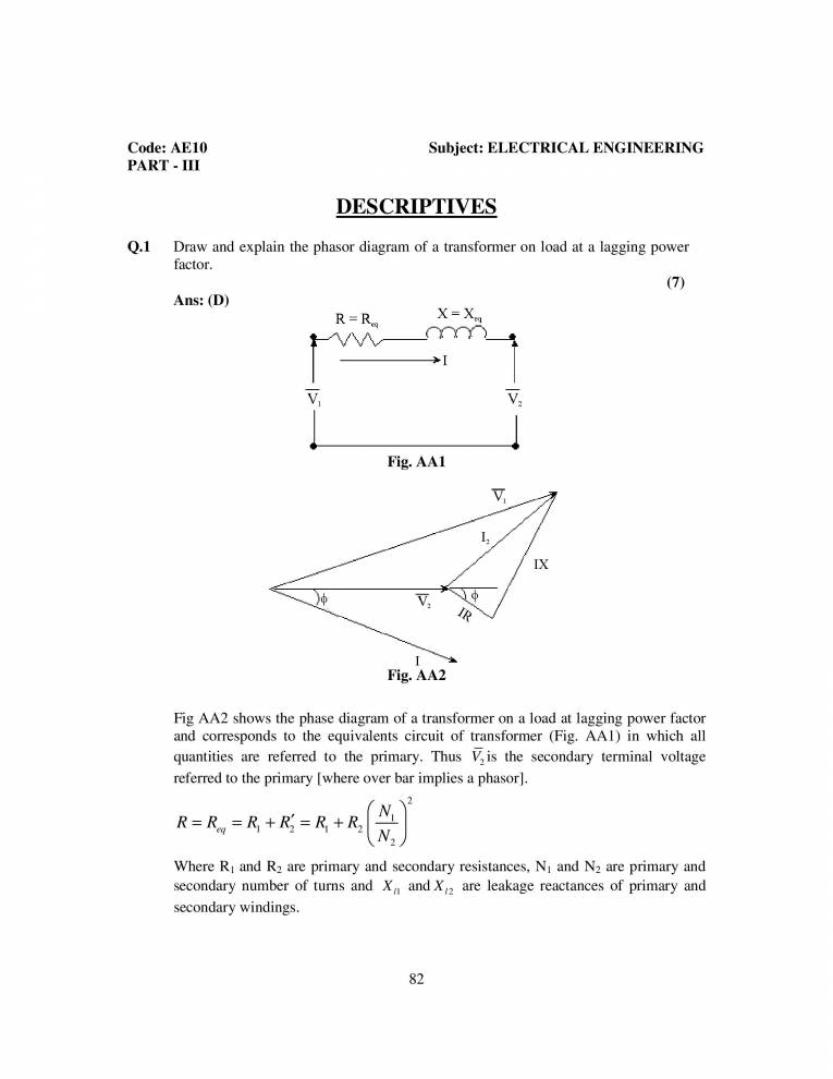 Electrical System Sample Note - Notes - LearnPick India