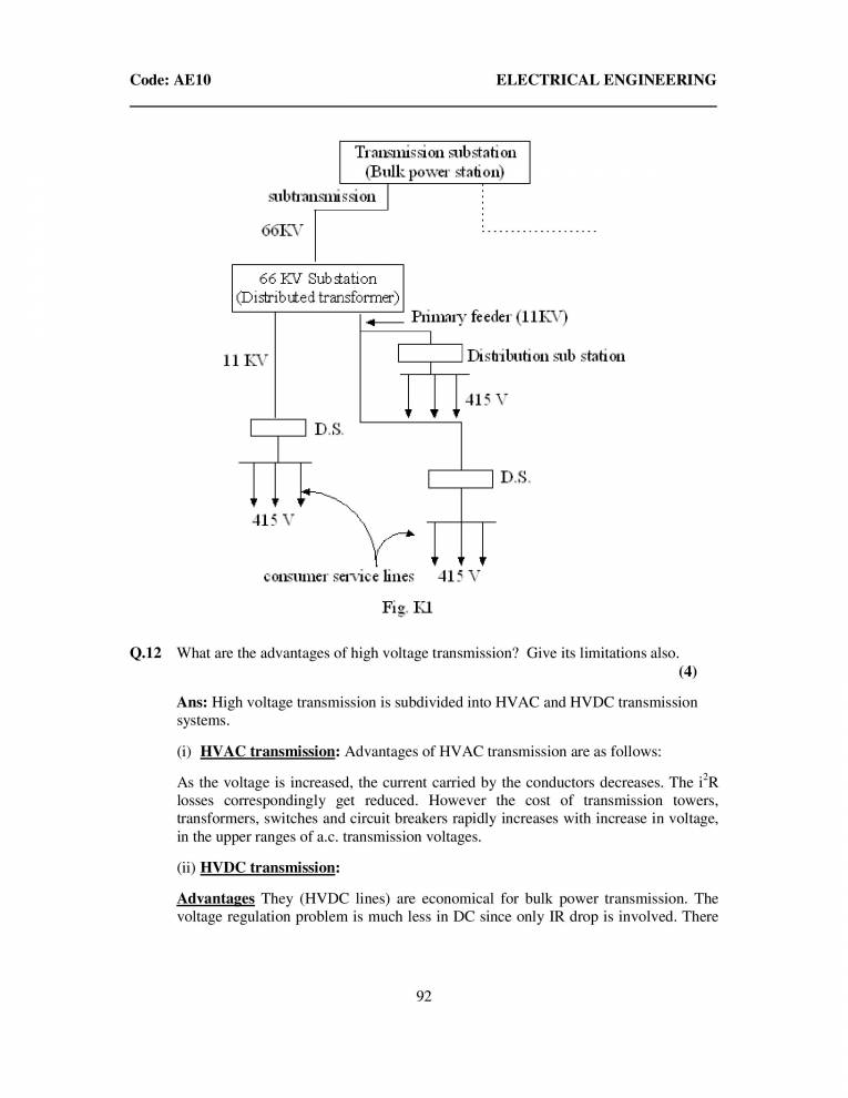 Electrical System Sample Note - Notes - LearnPick India