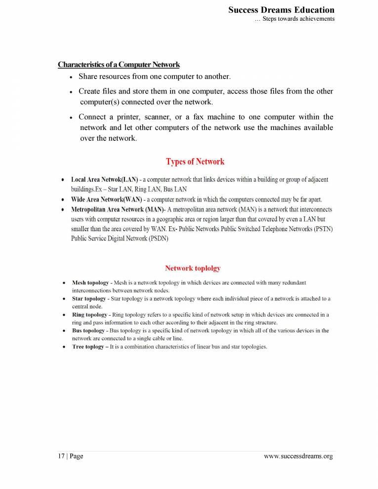 Notes On ICT - Notes - LearnPick India