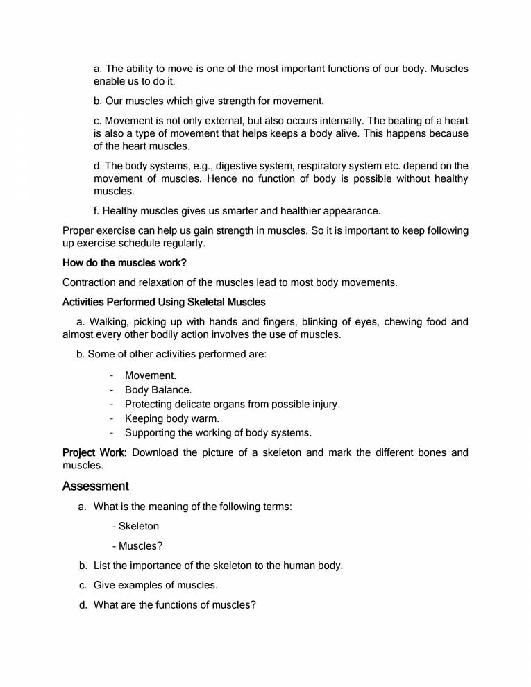 Notes On Human Body - Sense Organs - Notes - LearnPick India