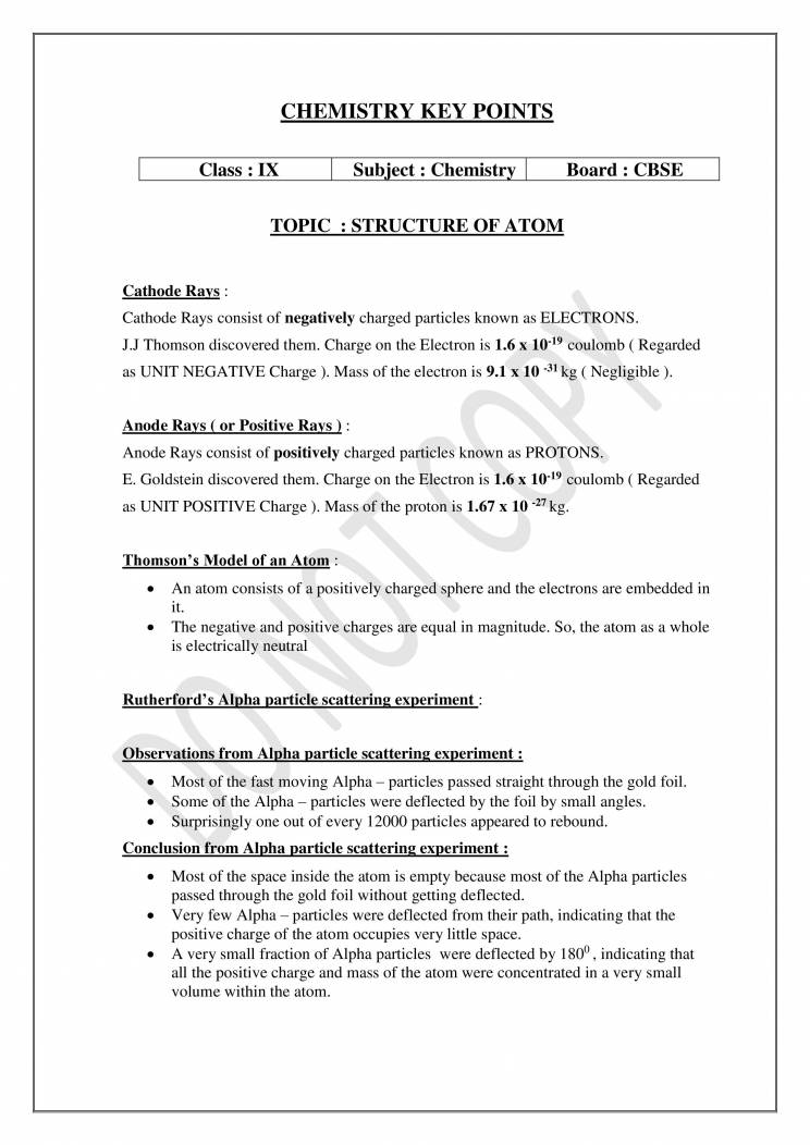 KEY POINTS - Notes - LearnPick India