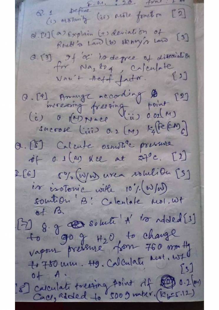 Notes On NCERT Sample Paper Pf Solution - Notes - LearnPick India