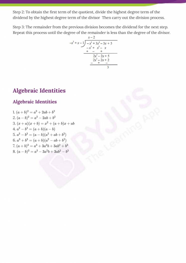 Notes On Polynomials Class 10 - Notes - LearnPick India