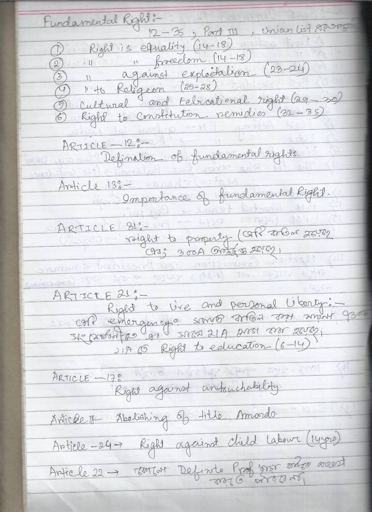 Constitution - Notes - LearnPick India