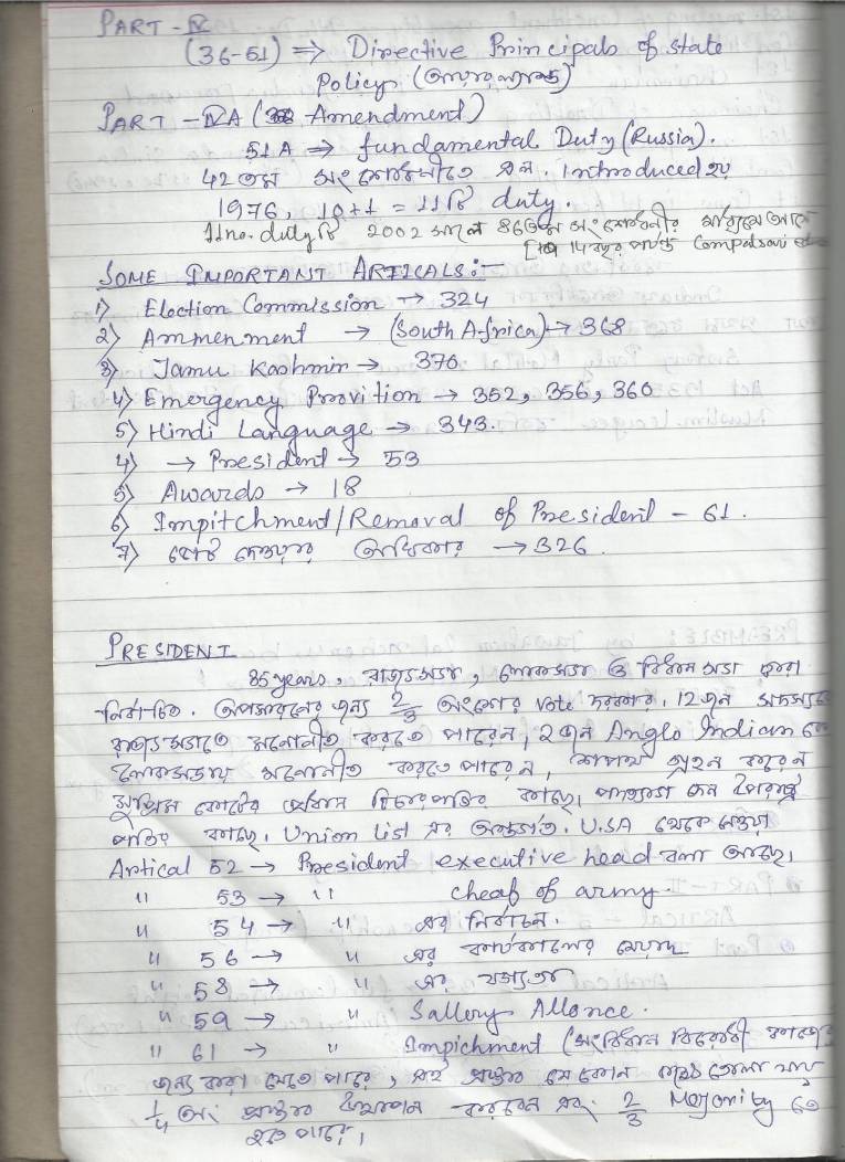 Constitution - Notes - LearnPick India