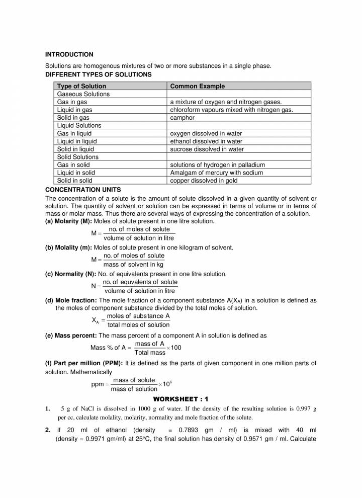 Notes On Solution - Notes - LearnPick India