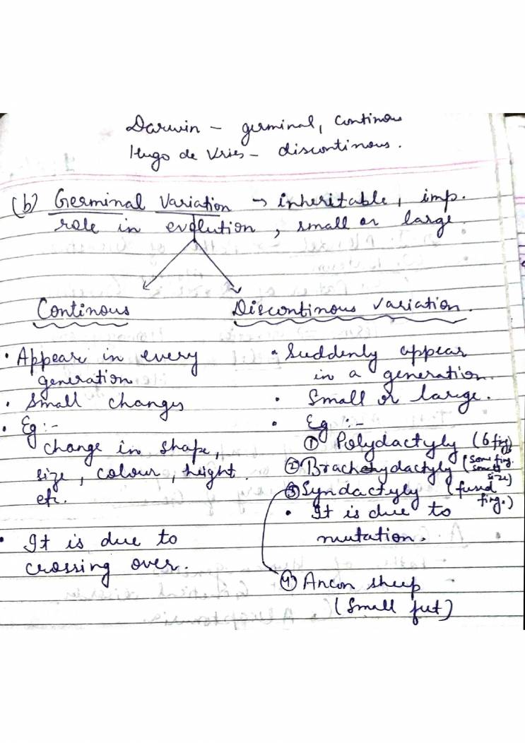 Notes On Genetics - Notes - LearnPick India