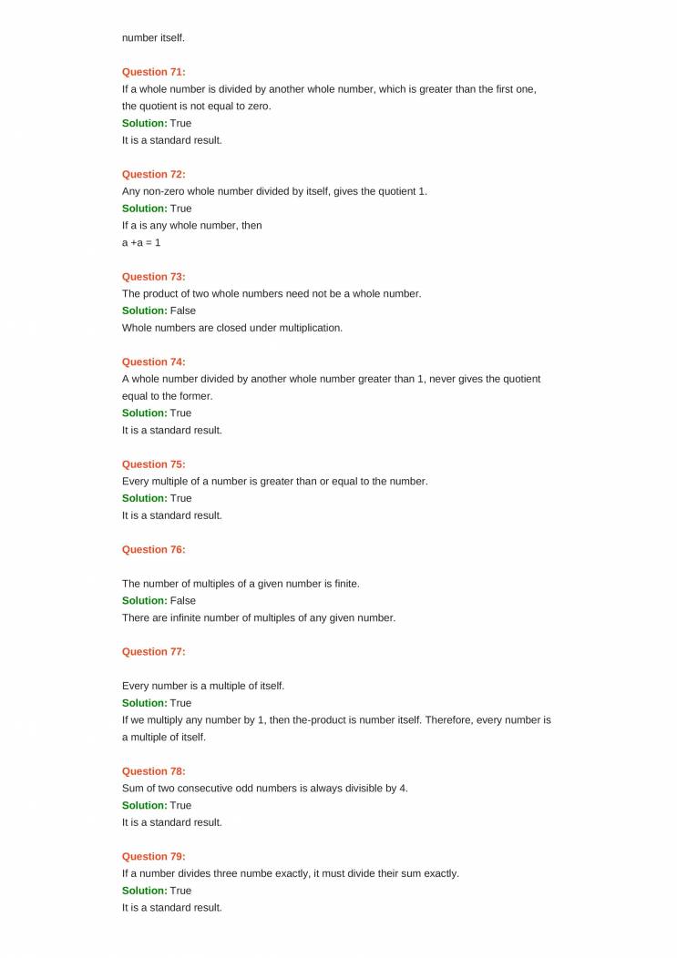 Notes On Number System (Class 6) - Notes - LearnPick India