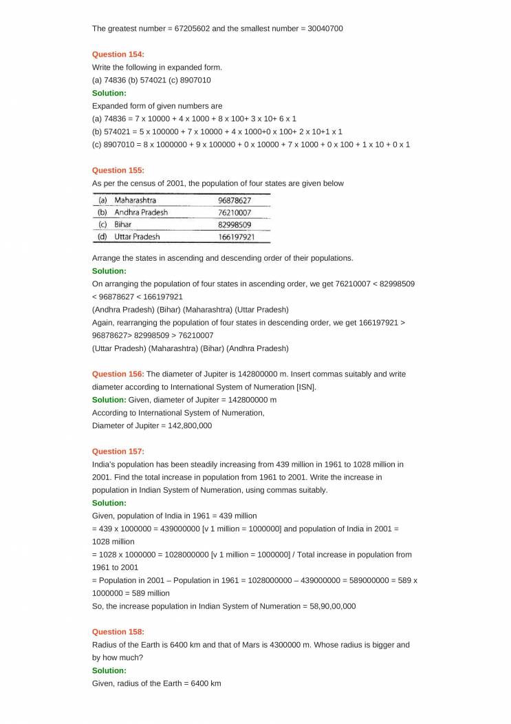 Notes On Number System (Class 6) - Notes - LearnPick India