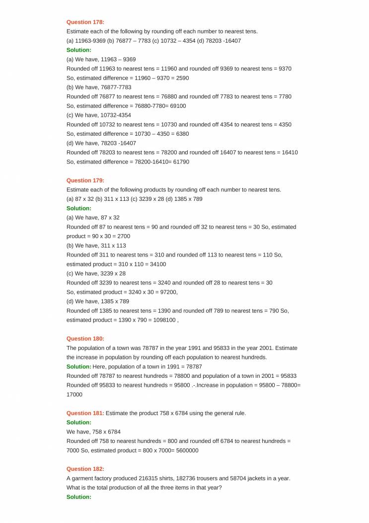 Notes On Number System (Class 6) - Notes - LearnPick India