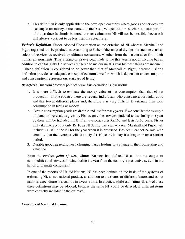 Notes On Macro Economic - Notes - LearnPick India