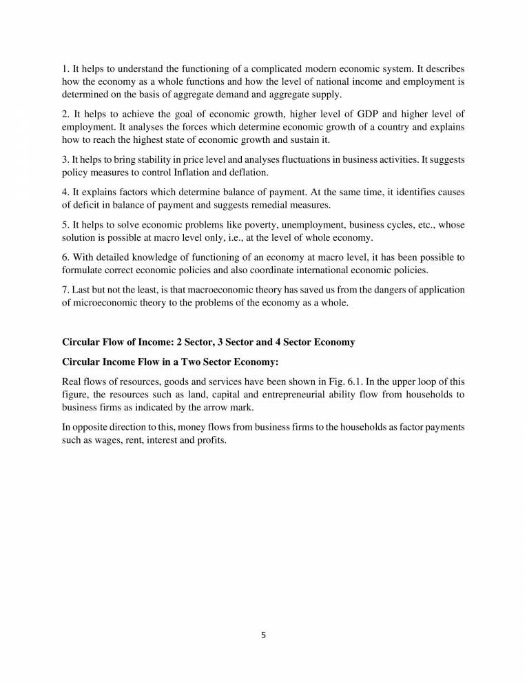 Notes On Macro Economic - Notes - LearnPick India